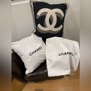 CHANEL | Bedding | Set Of 2 Chanel Pillows | Poshmark